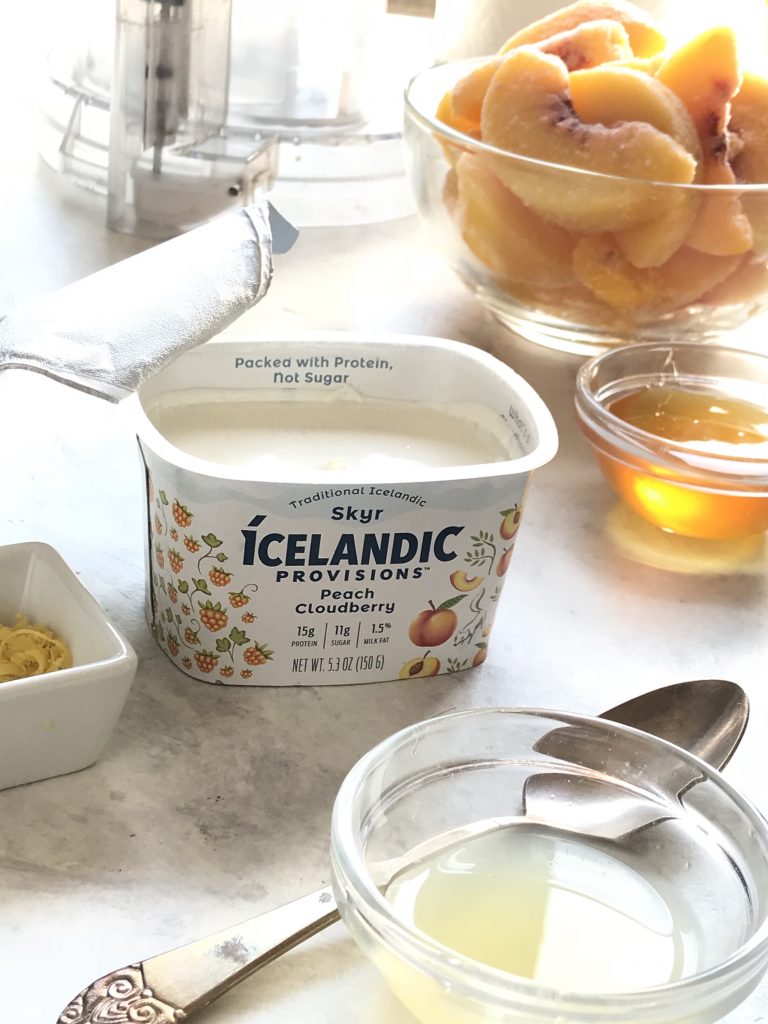 Healthy Peach Frozen Icelandic Provisions Skyr - nocrumbsleft