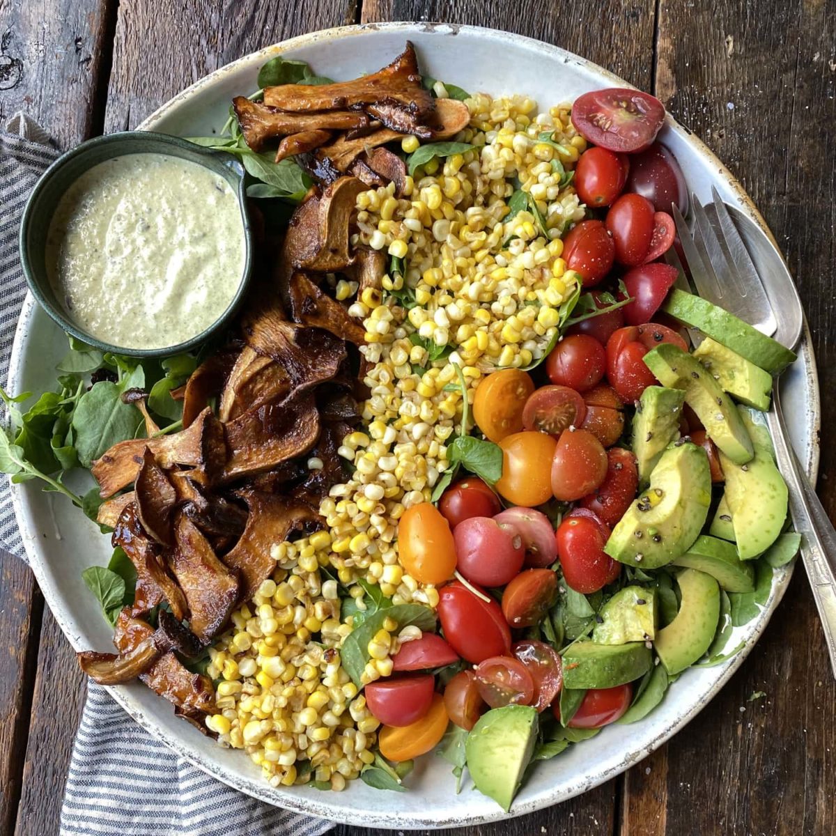 The Best Meatless Monday Salad! - nocrumbsleft