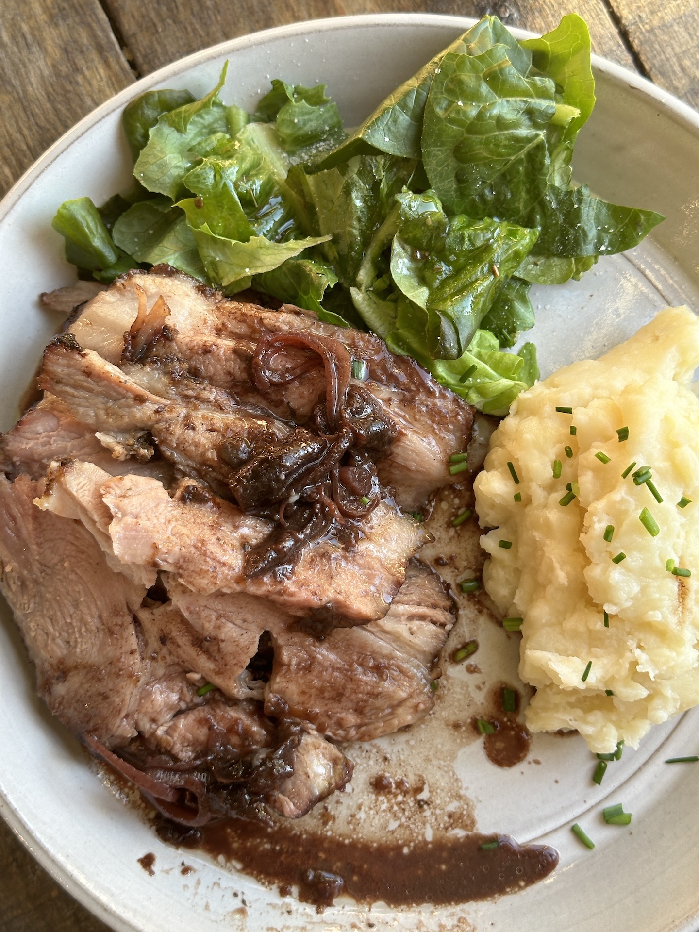 A Sensational Pork Roast with Prune Wine Reduction - nocrumbsleft