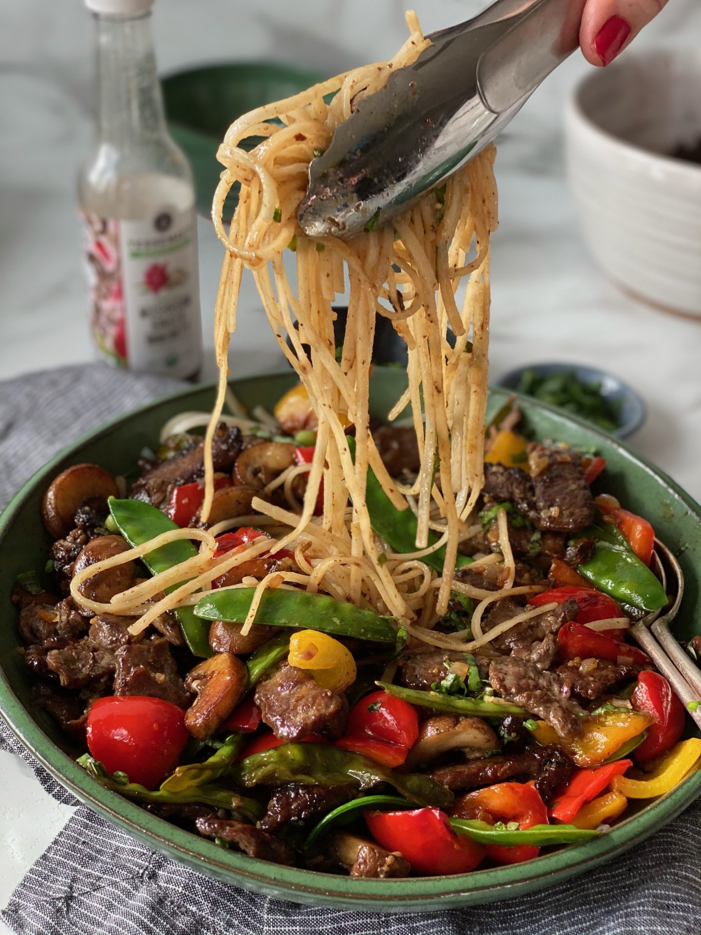 Weeknight Beef Stir Fry with Tessemae's - nocrumbsleft