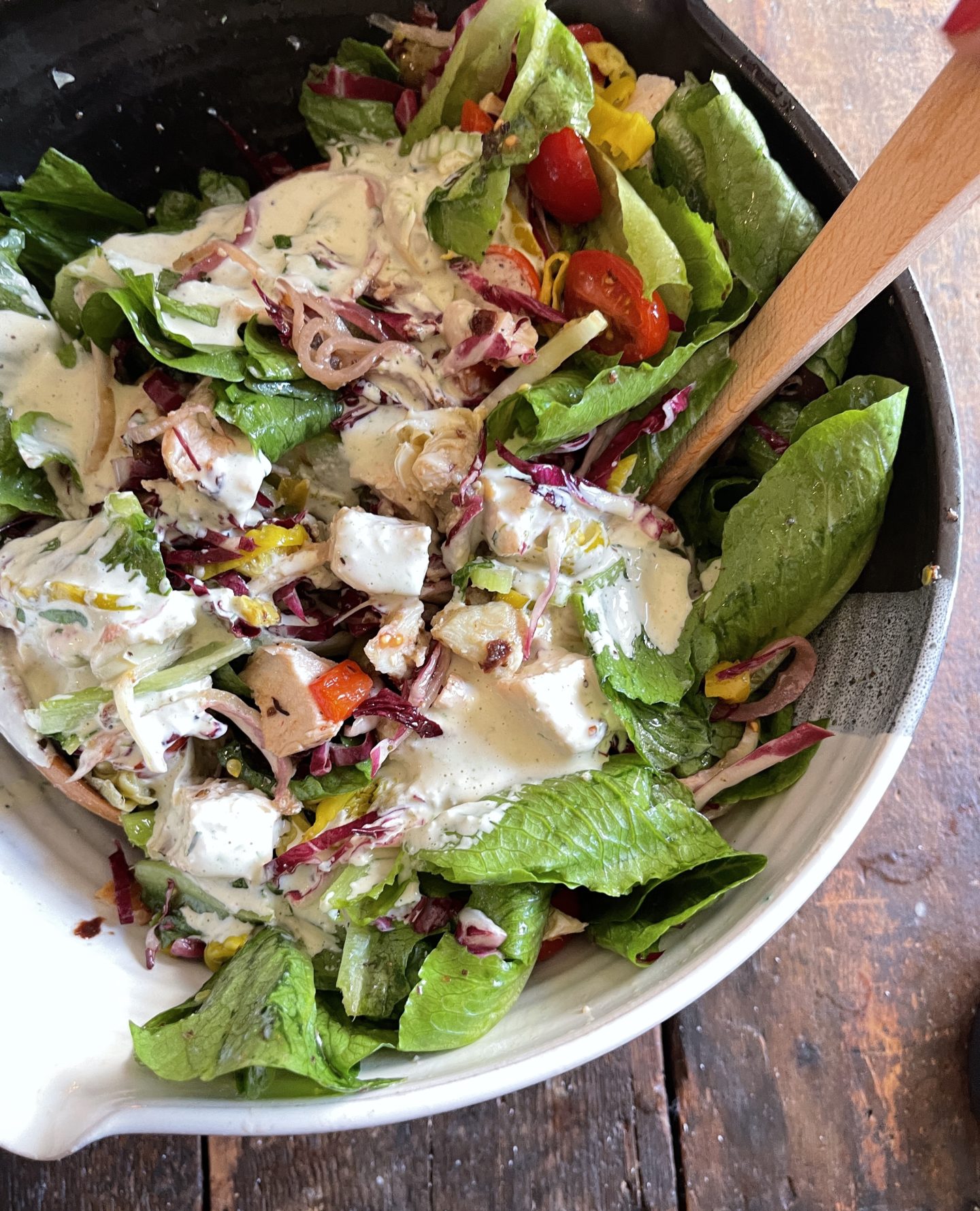 Whole30 Sunday Salad - nocrumbsleft