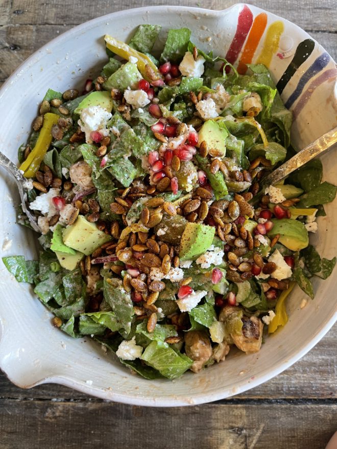Sunday Pomegranate Salad - nocrumbsleft