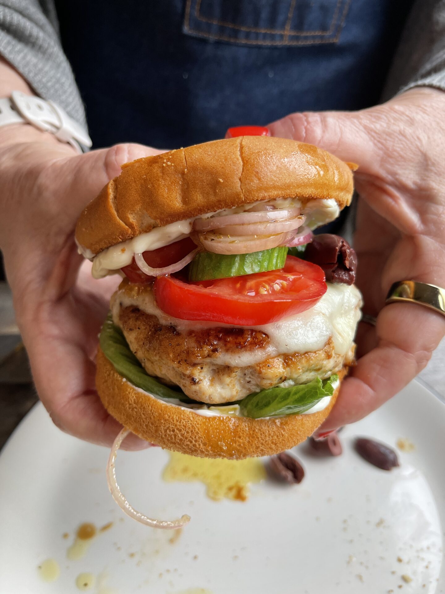 The Best Greek Burger - nocrumbsleft