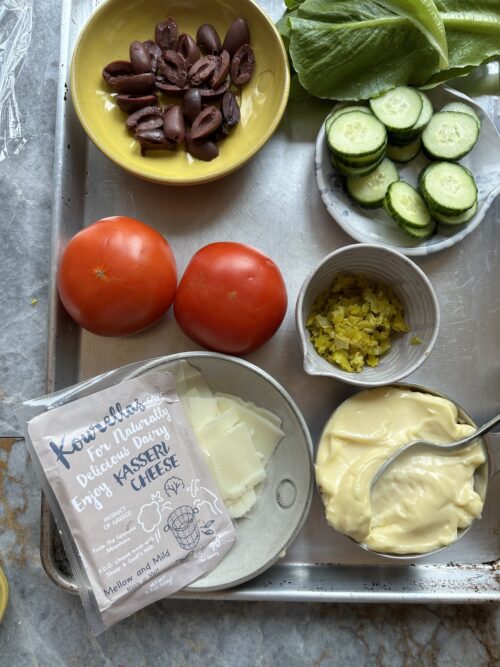 The Best Greek Burger - nocrumbsleft