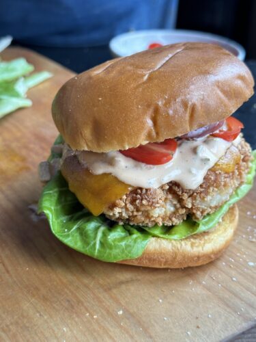 Turn Up The Flavor With Teri's Sensational Crispy Chicken Burgers ...