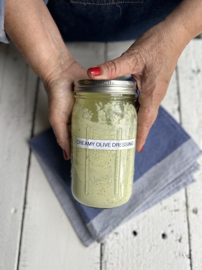 A Delicious Creamy Garlicky Dressing With The Best California Olives ...