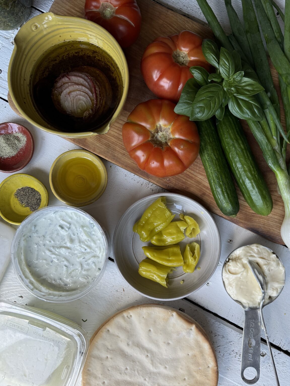 Summer Greek Inspired Wrap - nocrumbsleft