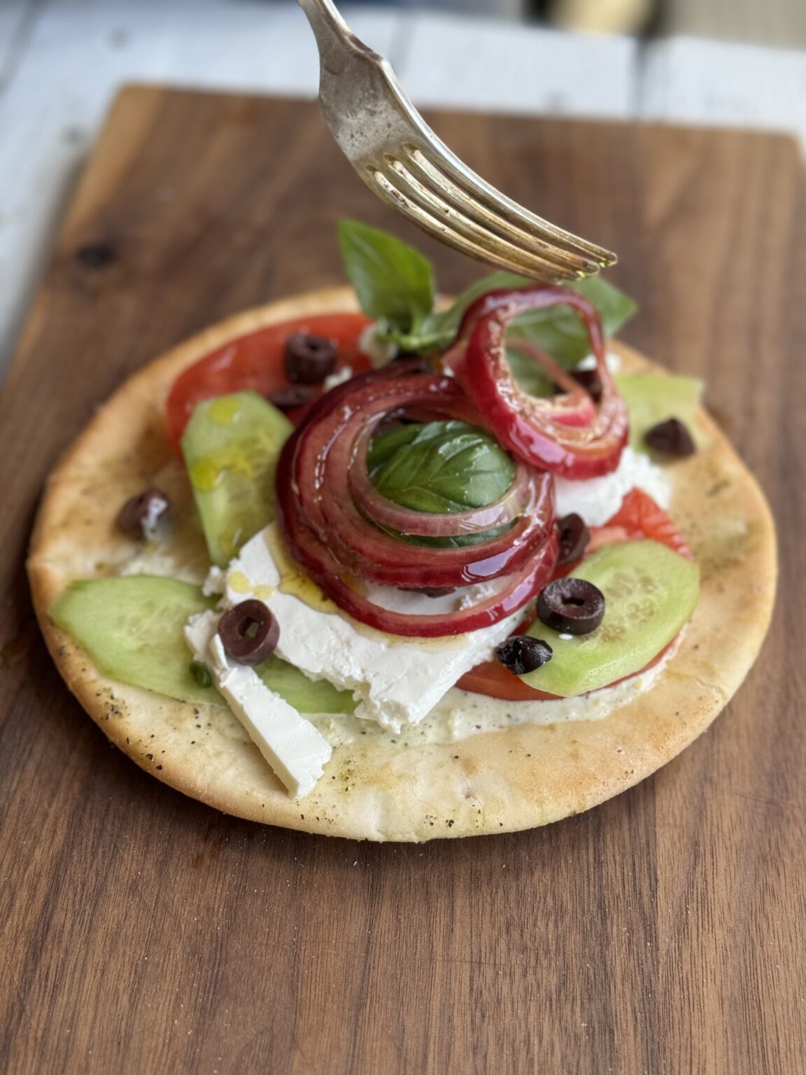Summer Greek Inspired Wrap - nocrumbsleft