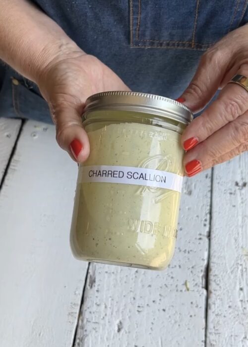 The Most Flavorful Whole30 Dressing with Charred Scallions - nocrumbsleft