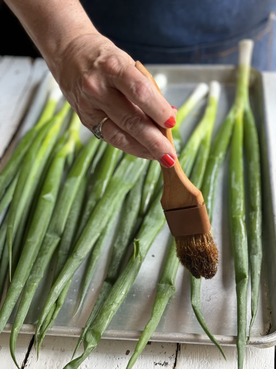 The Most Flavorful Whole30 Dressing with Charred Scallions - nocrumbsleft