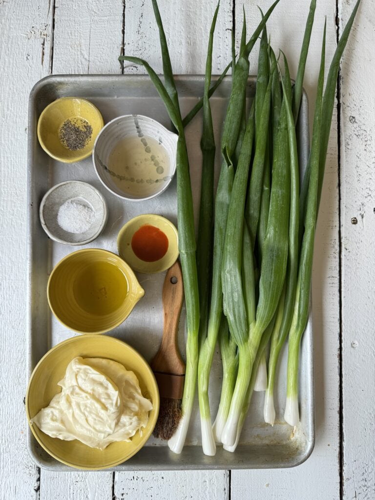 The Most Flavorful Whole30 Dressing with Charred Scallions - nocrumbsleft