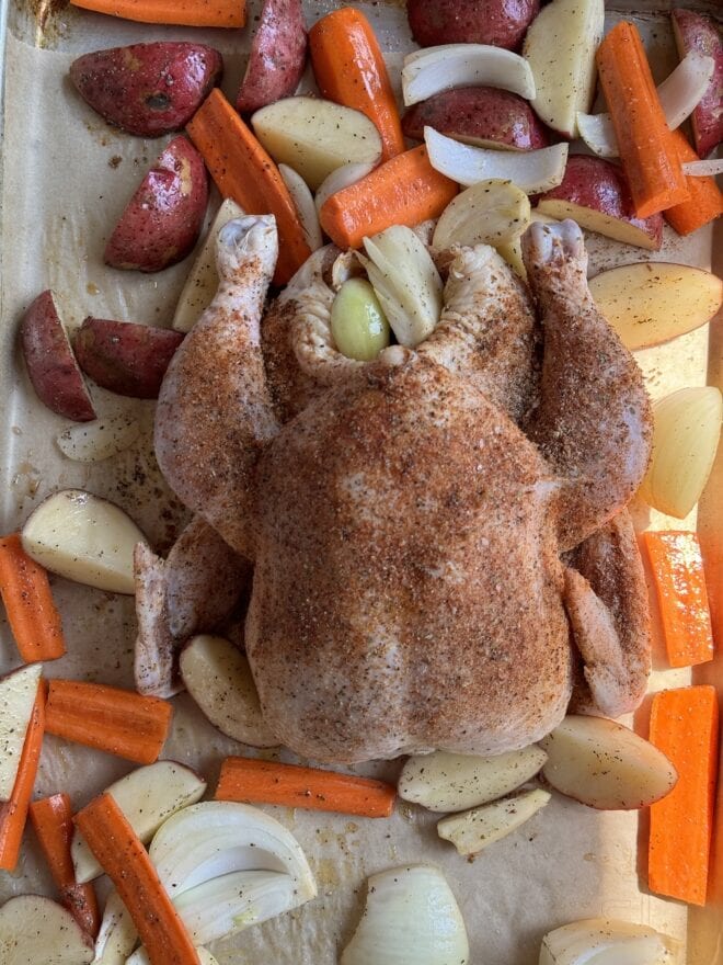 Whole30 Roasted Grapefruit Chicken - nocrumbsleft