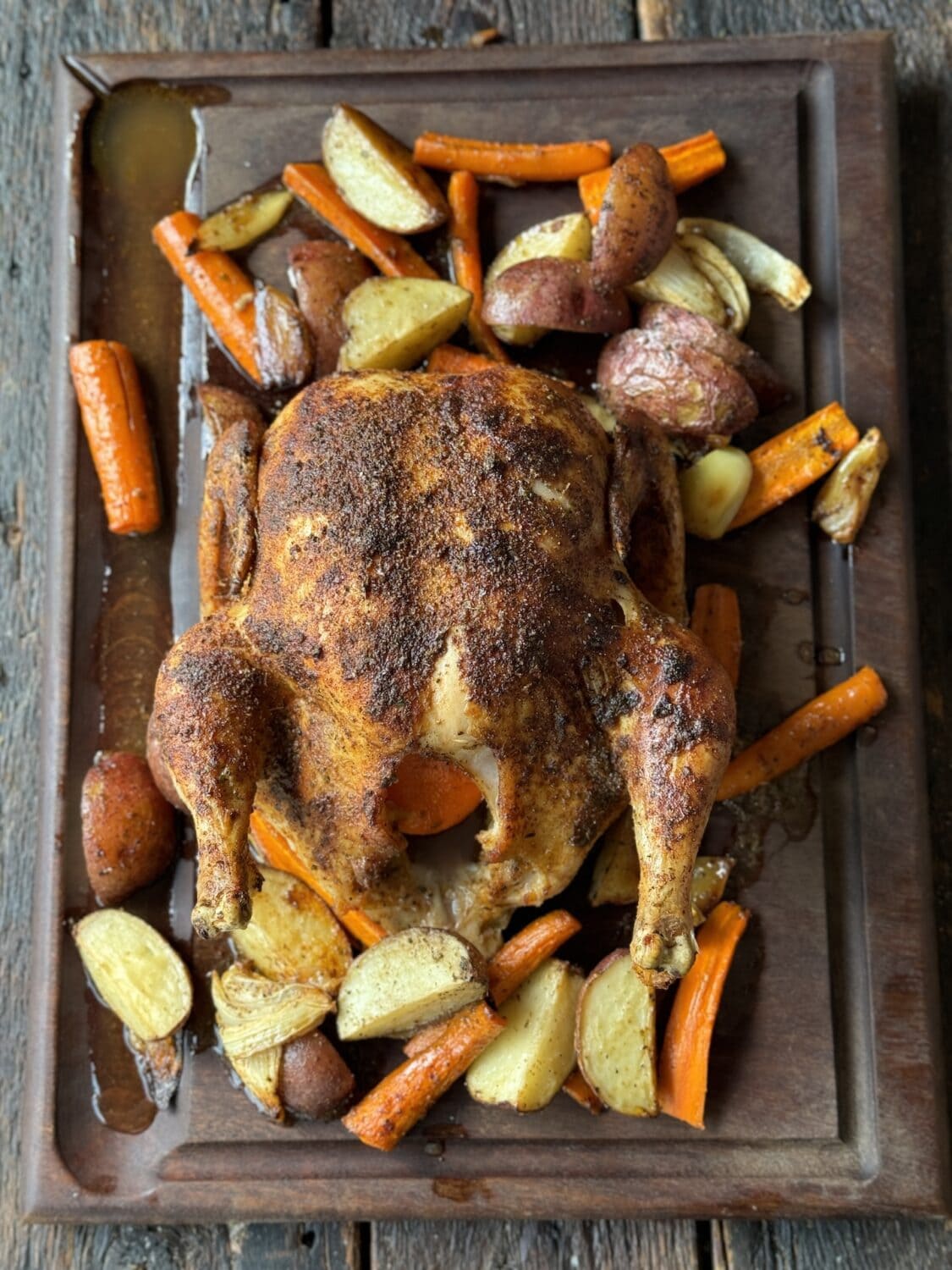 Whole30 Roasted Grapefruit Chicken - nocrumbsleft