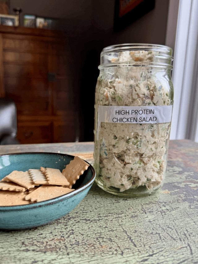 Extra High Protein Chicken Salad - nocrumbsleft
